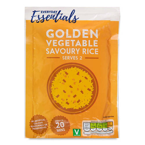 Golden Vegetable Rice | ALDI UK